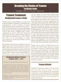 Breaking the Chains of Trauma Facilitator Guide - Moral Reconation ...