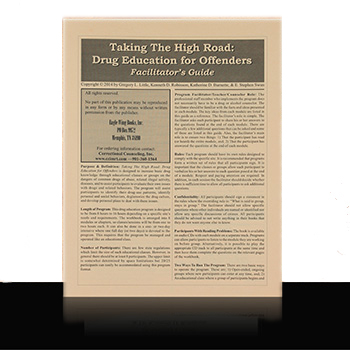 Taking the High Road - Facilitator's Guide - Moral Reconation Therapy ...