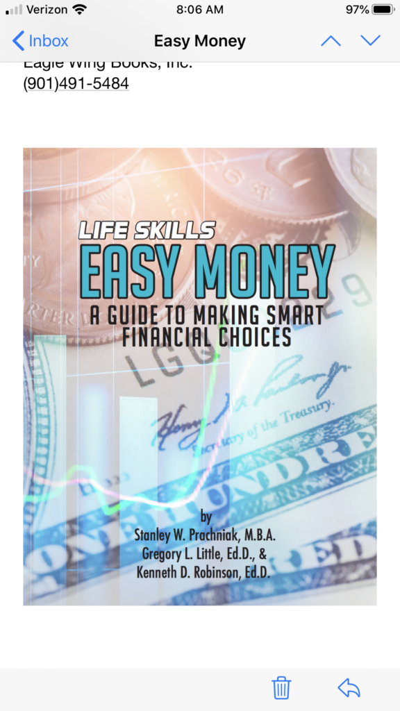 Easy Money Workbook - Moral Reconation Therapy - MRT® distributed ...