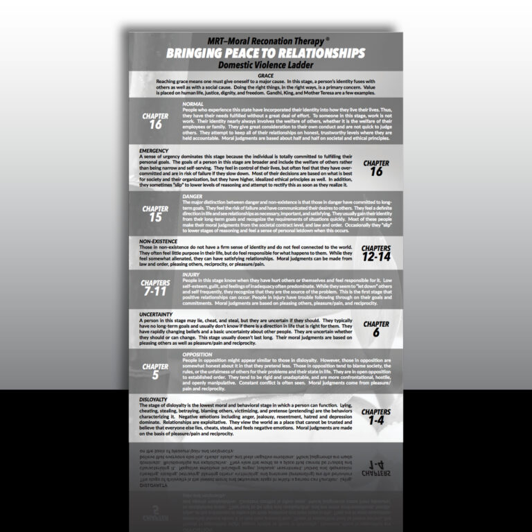 MRT—Moral Reconation Therapy® Freedom Ladder Color Poster - MRT-Moral ...